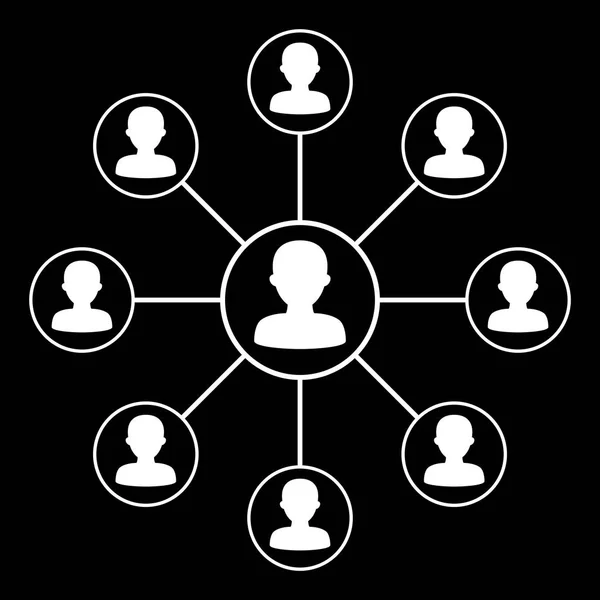 Set People Icon White Background Stock Vector by ©dreamcreation01 222759152