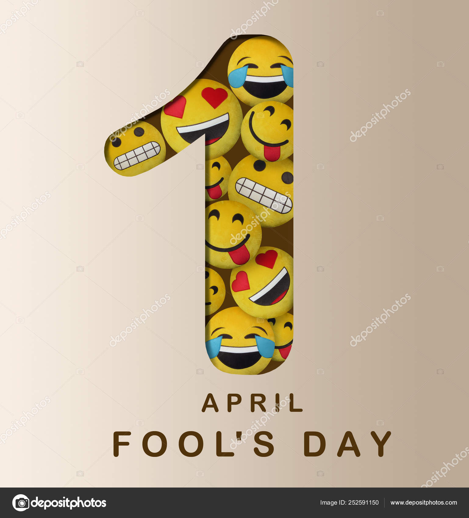 Number one filled with emoticons Stock Illustration by ©Iridi #252591150