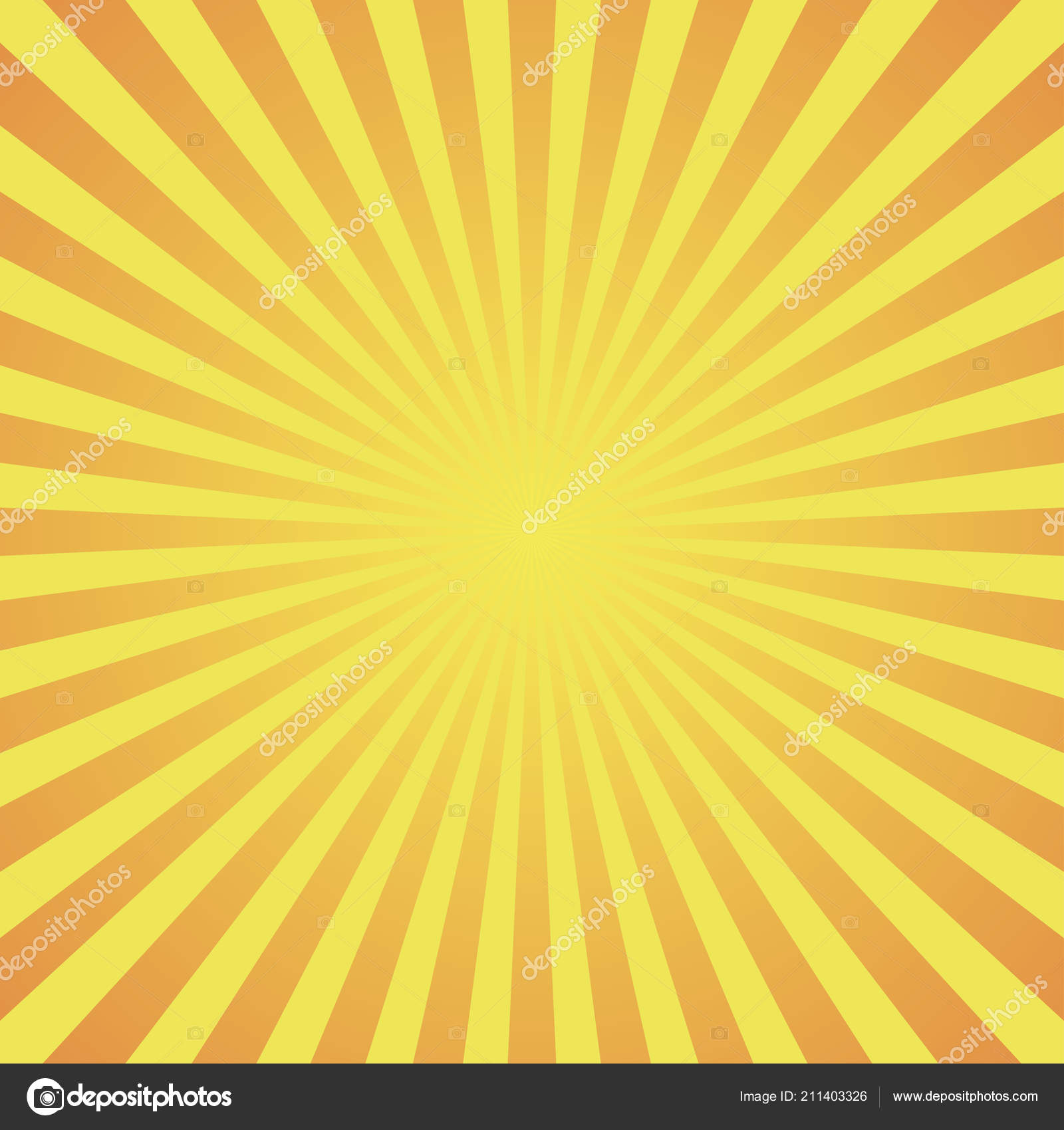 Yellow Abstract Sun Rays Vector Background Stock Vector by ©pupsy 211403326