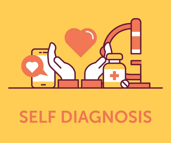 Self diagnosis Vector Art Stock Images | Depositphotos