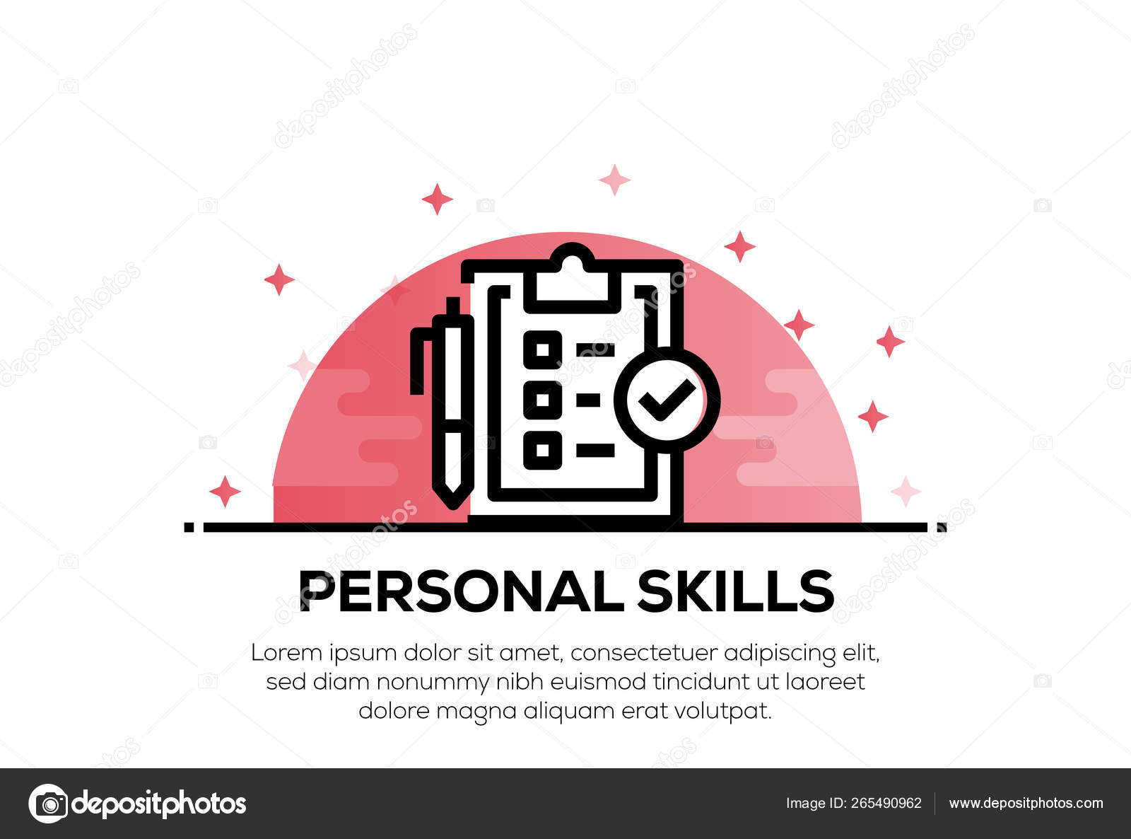 Personal Skills Icon Concept — Stock Photo © garagestock #265490962