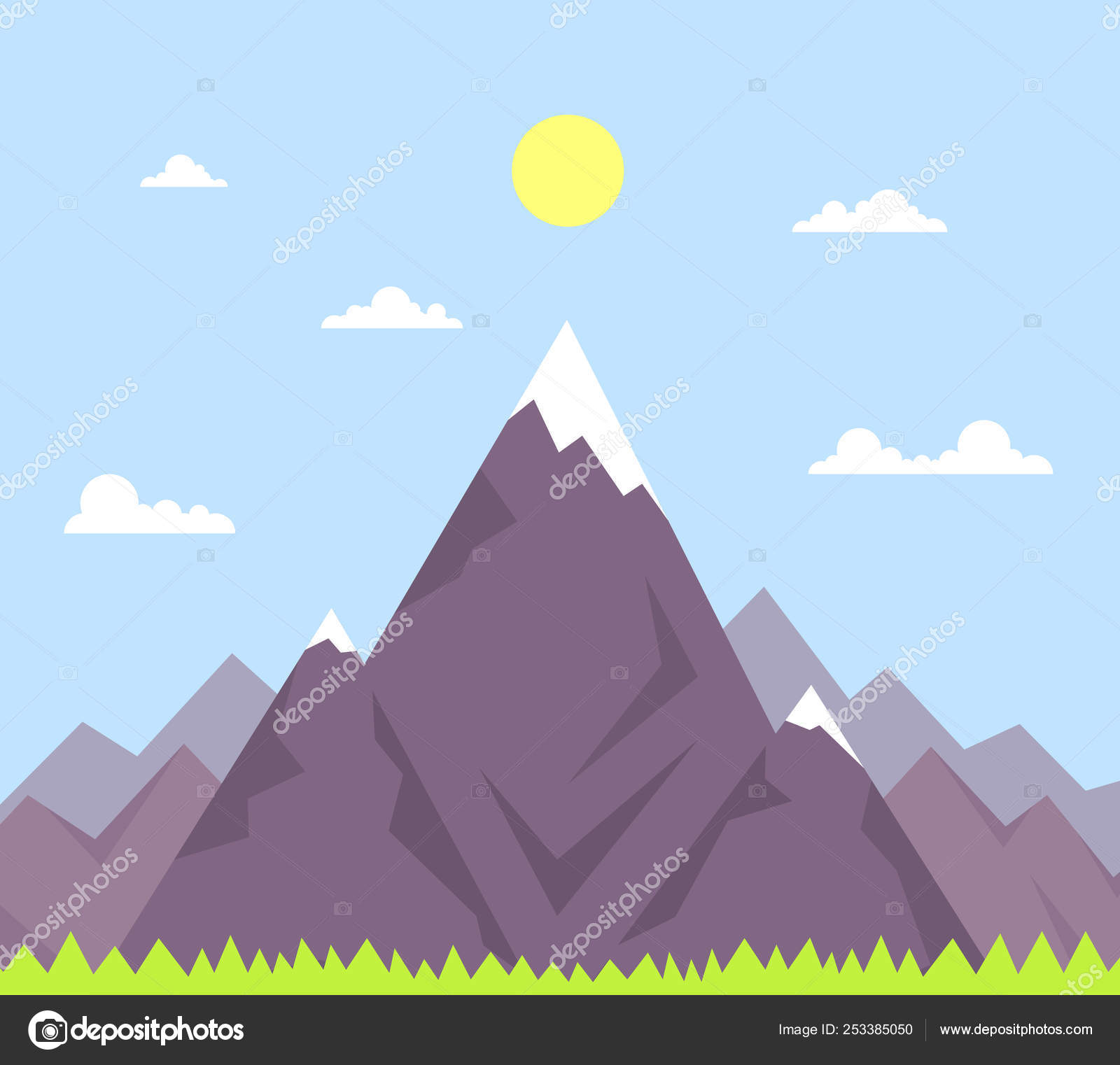 Mountain Top Vector