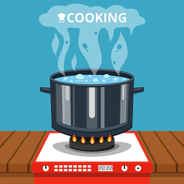 888 Boiling water Stock Illustrations | Depositphotos