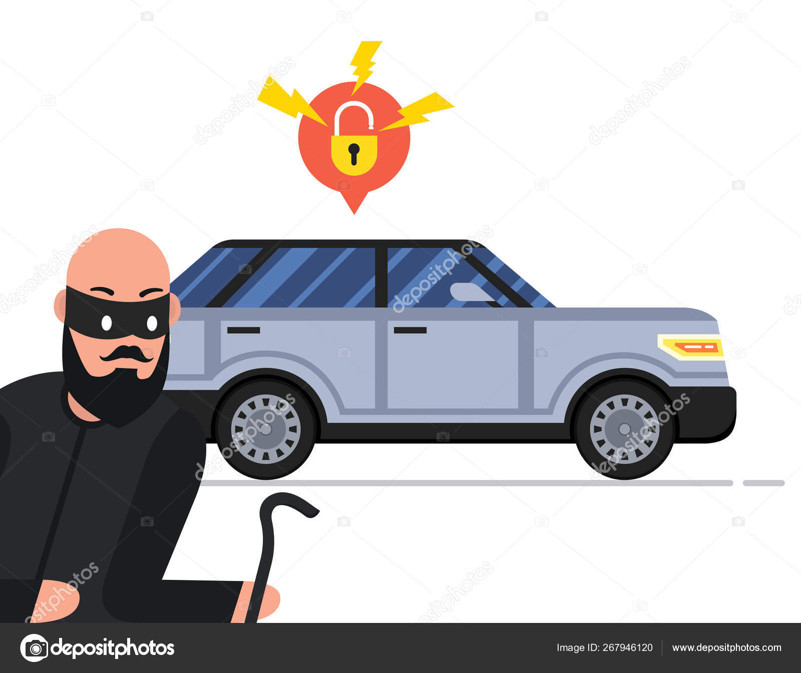 Car Thief Clipart