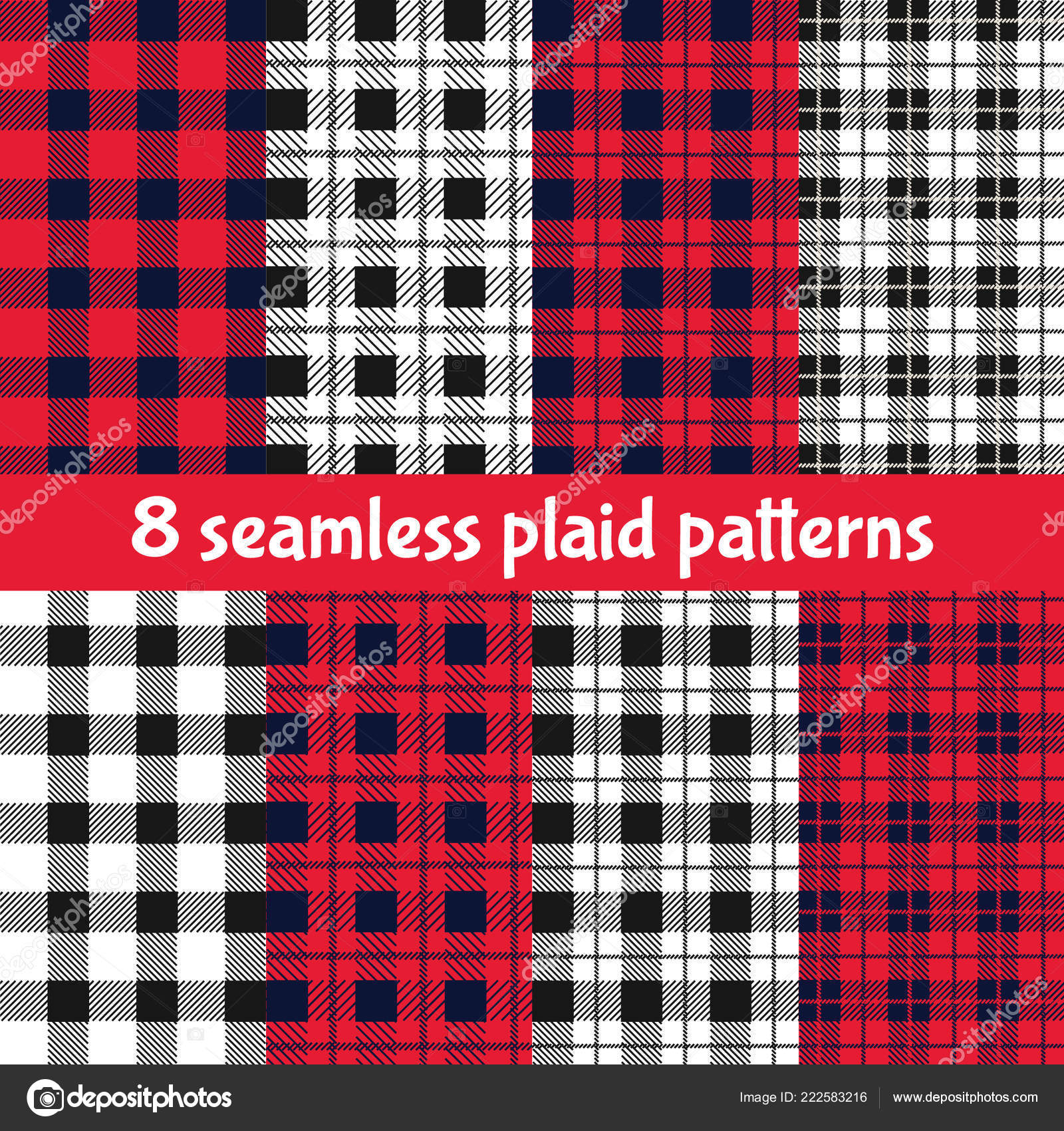 Blue And White Plaid Patterns