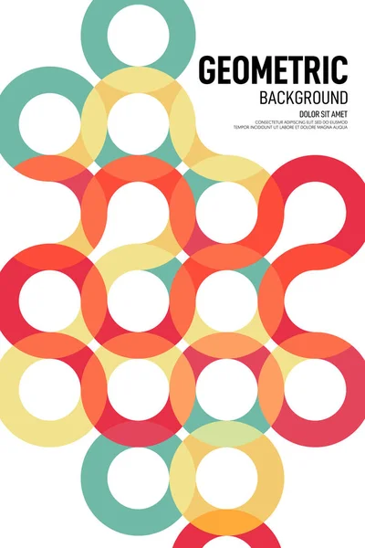 Abstract isometric geometric shape layout design template poster ...