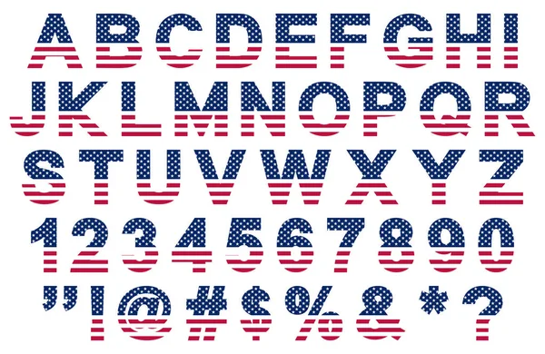100,000 American flag font Vector Images | Depositphotos