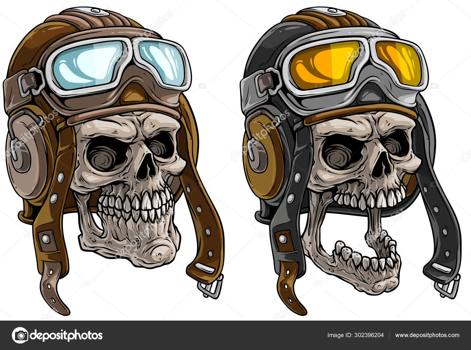 Pilot Cool Skull Drawings
