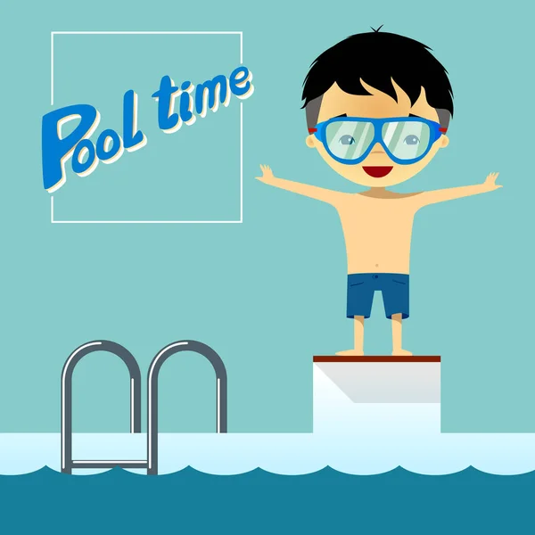 Jump In Pool Clipart