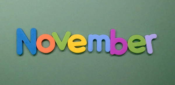 November Word Art
