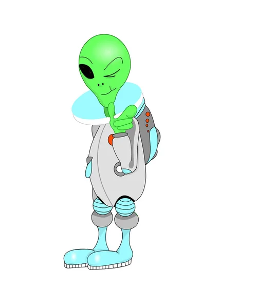 Green alien face with large black eyes. Martian portrait isolated in ...