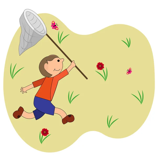 Chasing Butterflies Stock Vector Image by ©cthoman #84545182