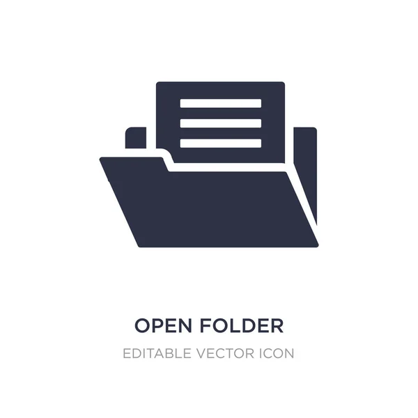 Open Folder Icon Vector