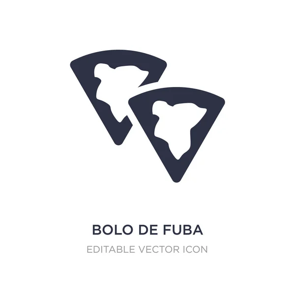 bolo de fuba icono sobre fondo blanco. Elemento simple illustrati 2023