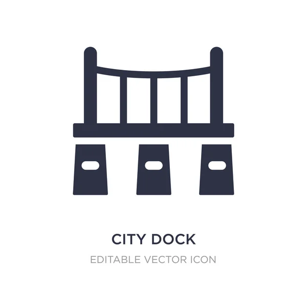 Ikon dermaga kota Vektor Stok, Ilustrasi Ikon dermaga kota Bebas ...