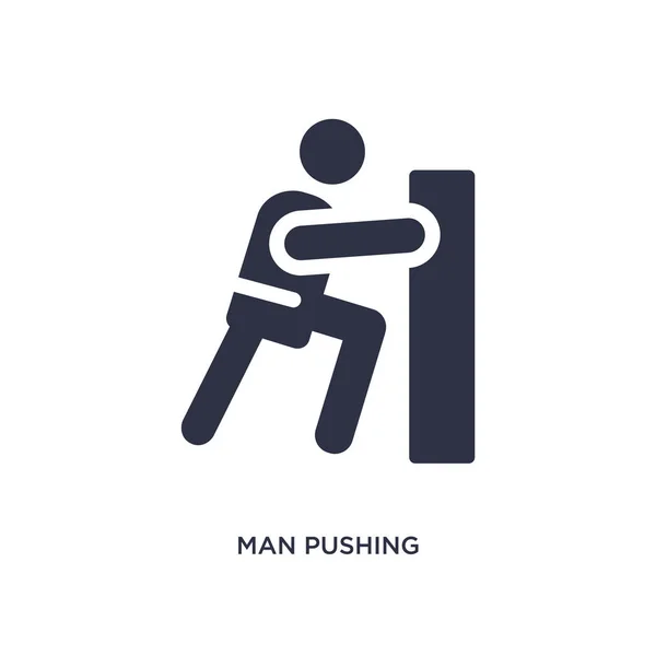 Man pushing icon Stock Vectors, Royalty Free Man pushing icon ...
