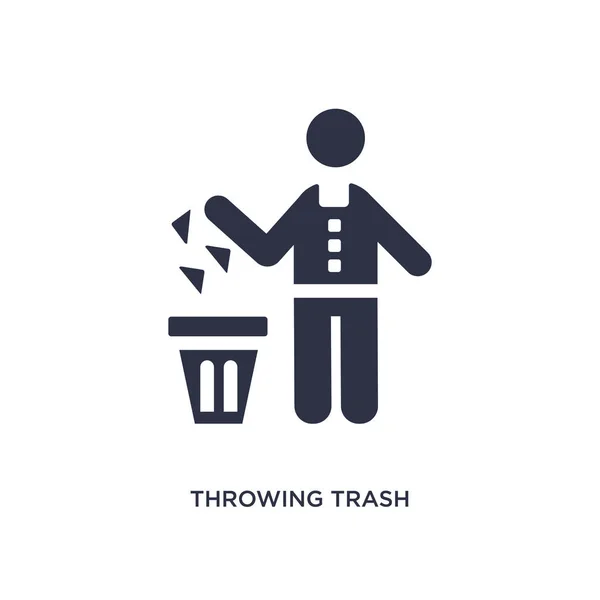 Throw trash away Vector Art Stock Images | Depositphotos