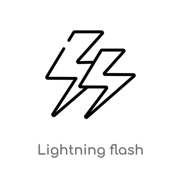Flash Symbol Outline