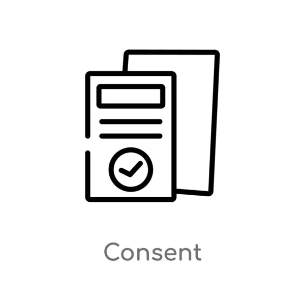 Consent document Vector Art Stock Images | Depositphotos