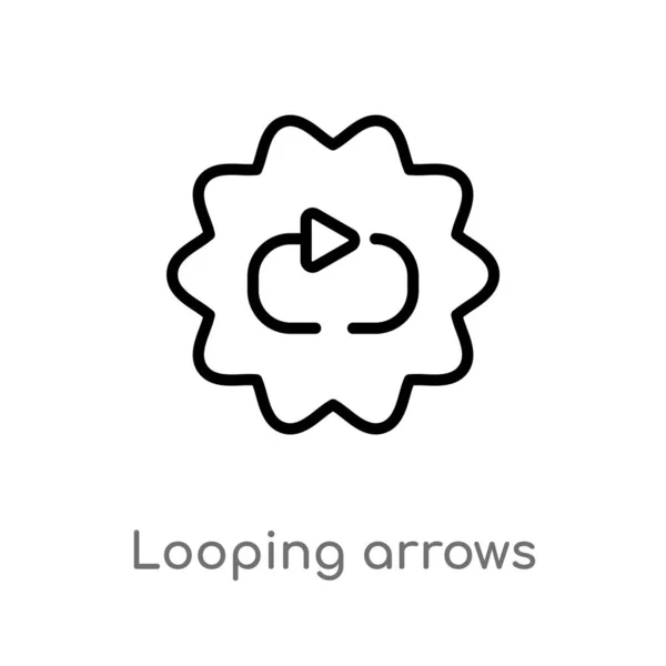 207 Looping arrow Vectors, Royalty-free Vector Looping arrow Images | Depositphotos®