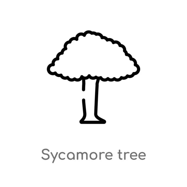 ᐈ Sycamore tree silhouette stock vectors, Royalty Free sycamore tree ...