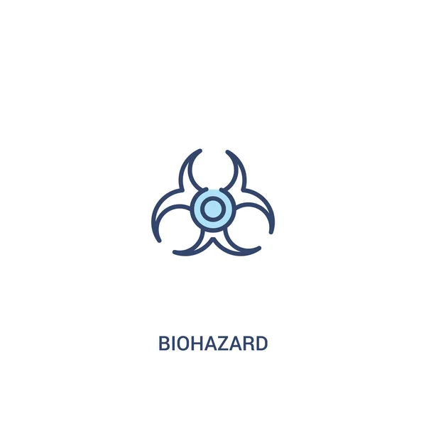 Biohazard icon on white background. Simple element illustration Stock ...