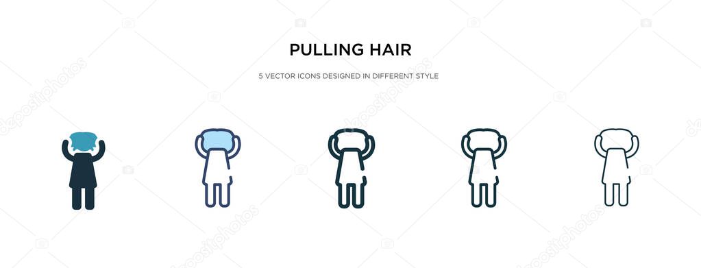 61 Pulling hair out Vector Images, Pulling hair out Illustrations ...