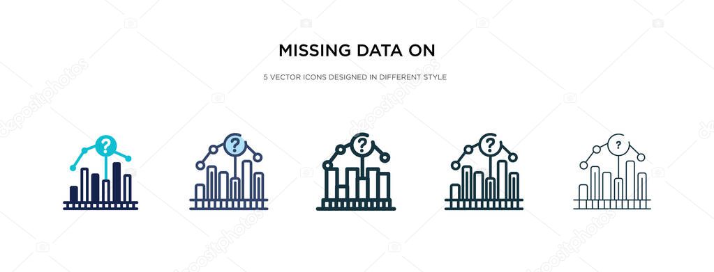 25 Missing data on analytics line graphic Vector Images, Missing data on analytics line graphic ...