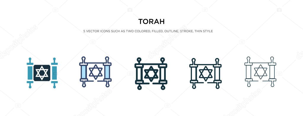 Torah icon Vector Art Stock Images | Depositphotos