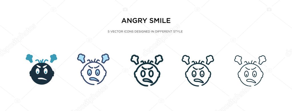 Smile angry Vector Art Stock Images | Depositphotos