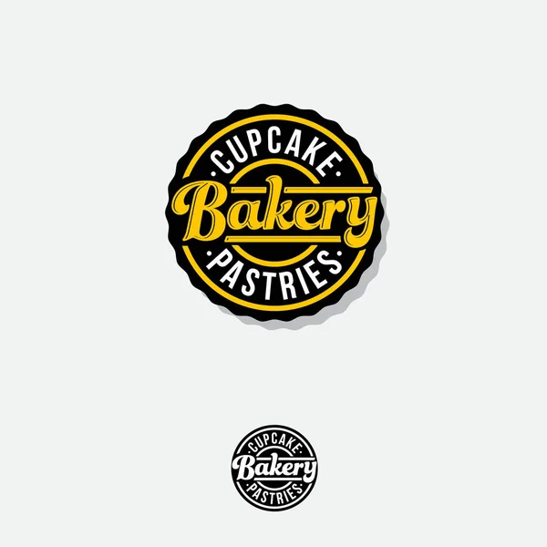 Bakery Logo Spikelet Bread Baking Emblem Vintage Bakery Logo Gold Stock ...