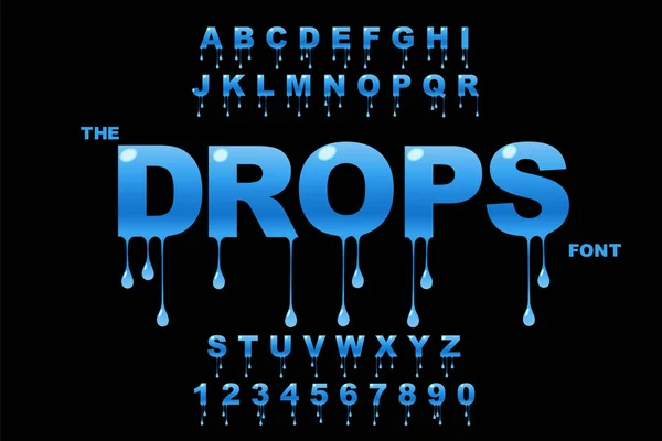 Water Drop Font