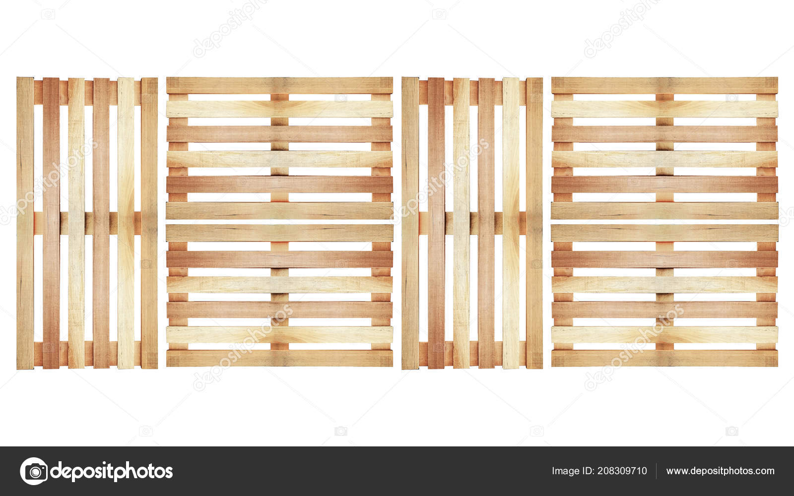 Wood Pallet Top View