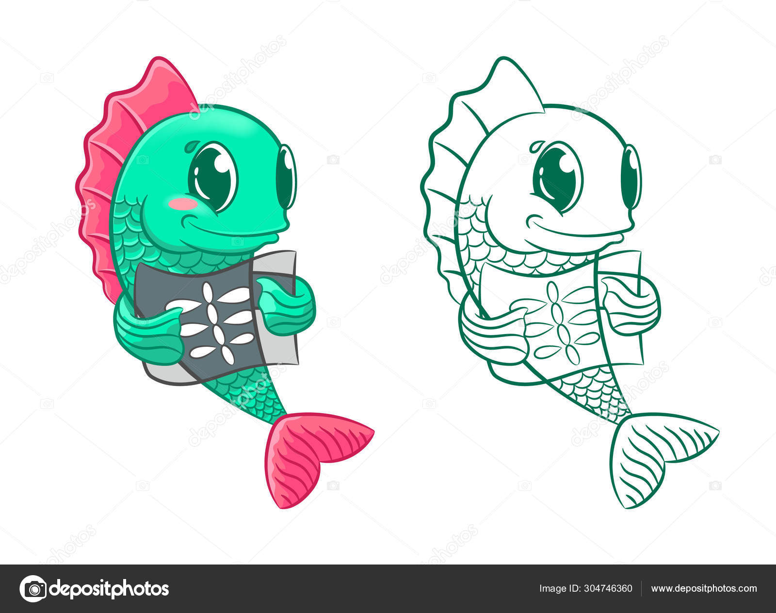 Cartoon X Ray Fish