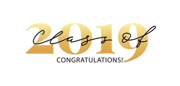 Class of 2020. Modern calligraphy. Hand drawn brush lettering logo ...