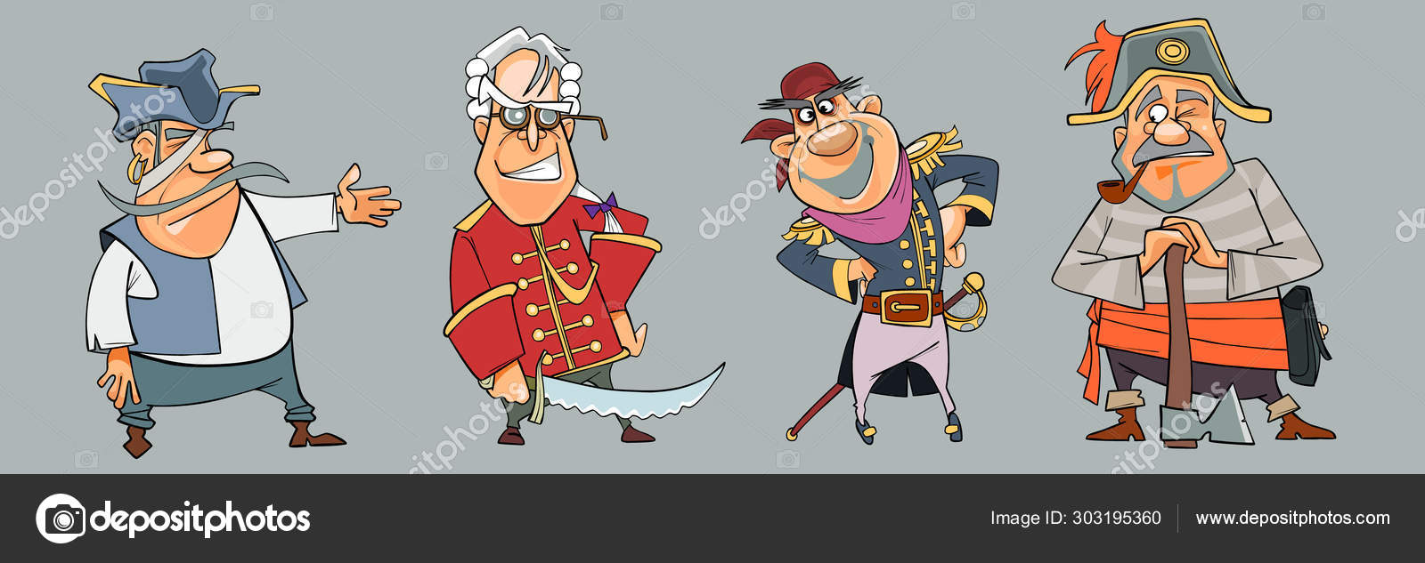 Four Musketeers Cartoon