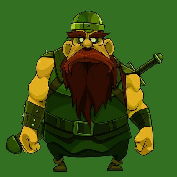 Angry Dwarf Warrior