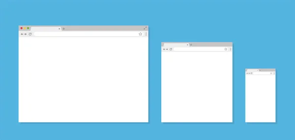 Flat Style Set Browser Window Search Bar Stock Vector Stock Vector Image by ©Comauthor #215275582