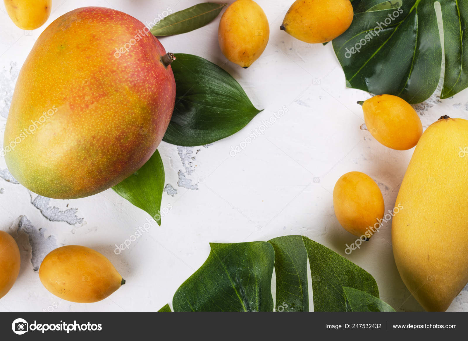 Tropical mango fruits Stock Photo by ©happy_lark 247532432