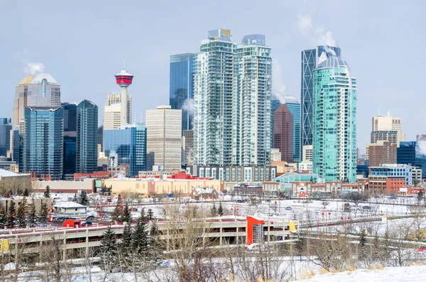 Calgary Skyline on a Sunny Winter Morning Stock Photo by ©Alpegor6 ...