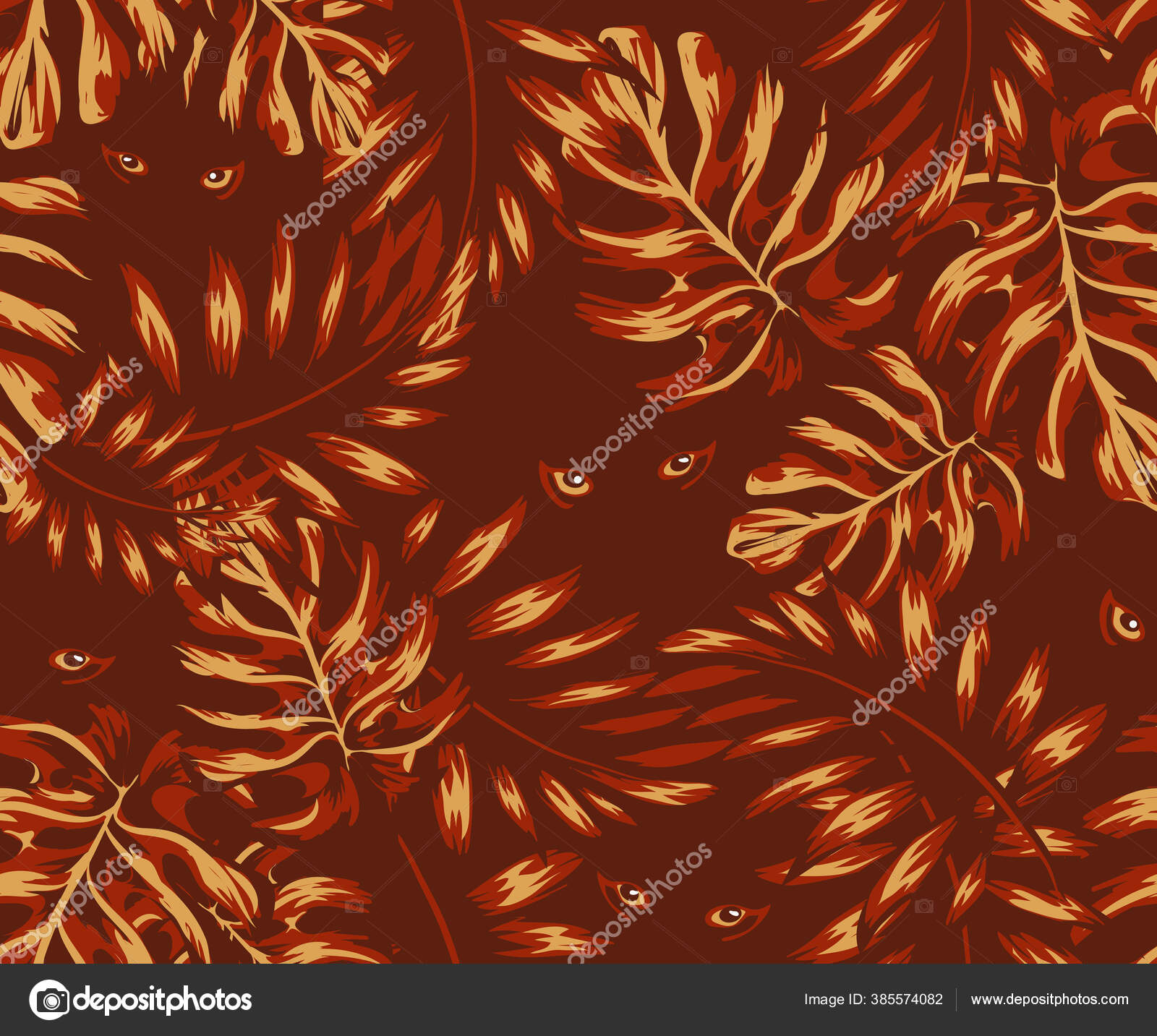 Jungle Pattern Shades Red Brown Predator Eyes Predator Eyes Thicket ...