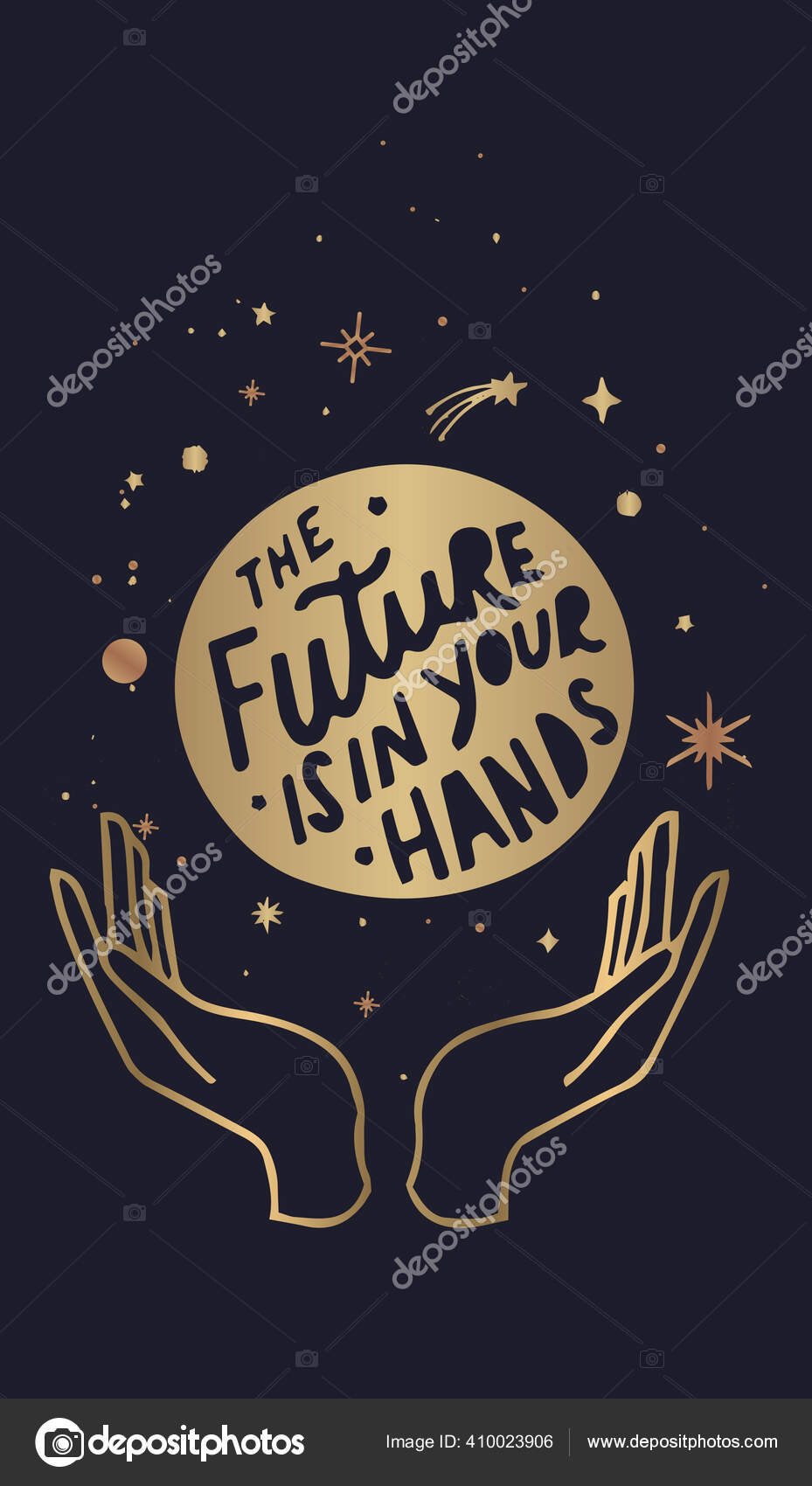 Future Your Hands Boho Chic Tarot Cards Tattoo Poster Altar Stock ...
