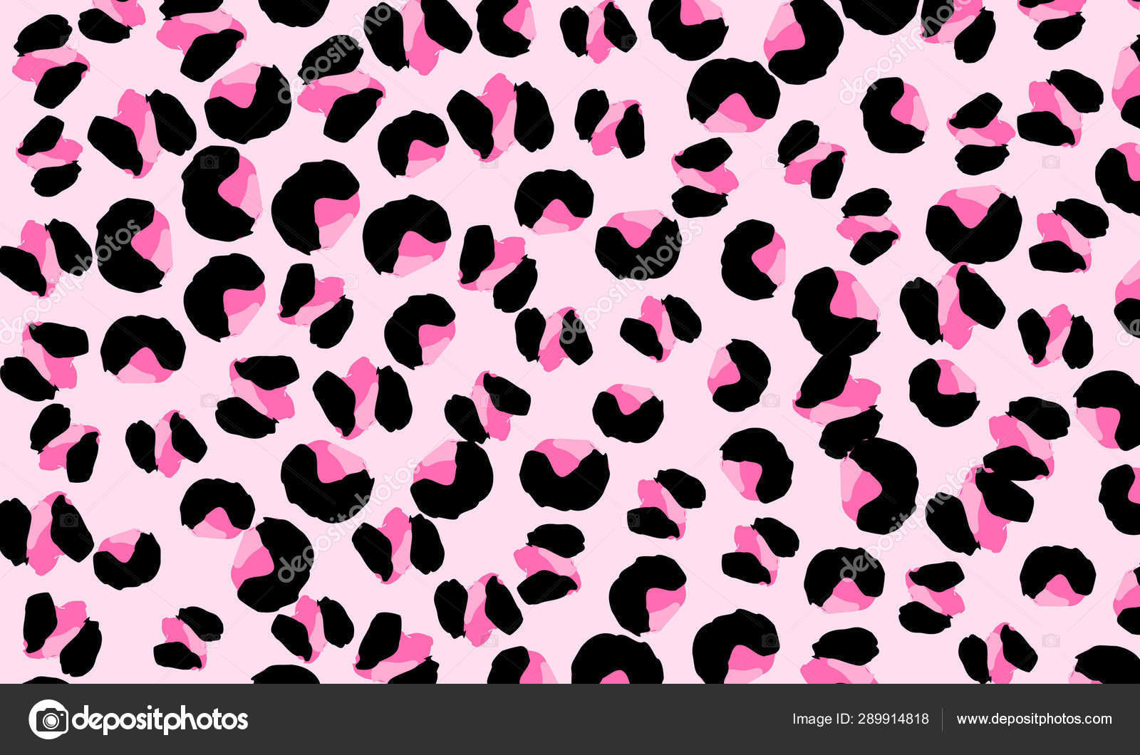 Colorful Leopard Print Pattern