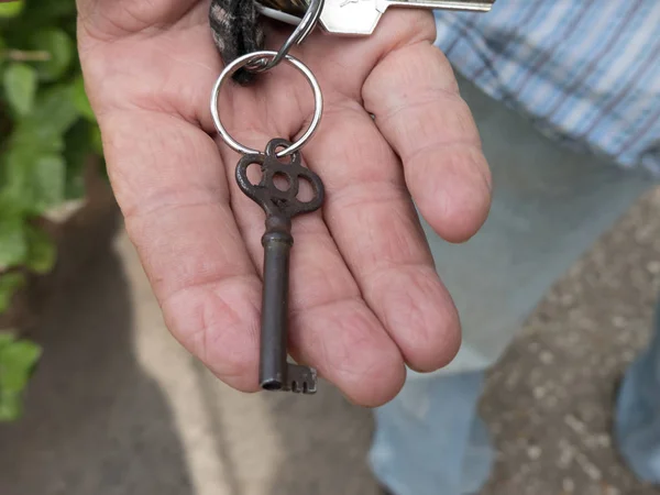 Man holding keys Stock Photos, Royalty Free Man holding keys Images ...