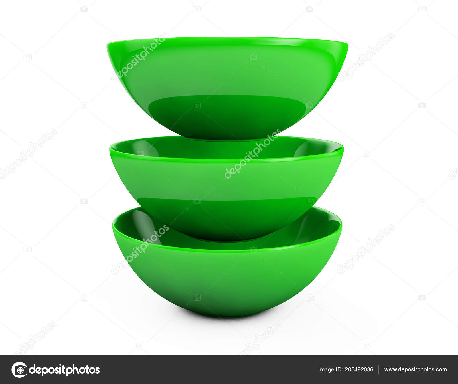 Sphere Dish Plate Side View White Background Isolated Render — Stock ...