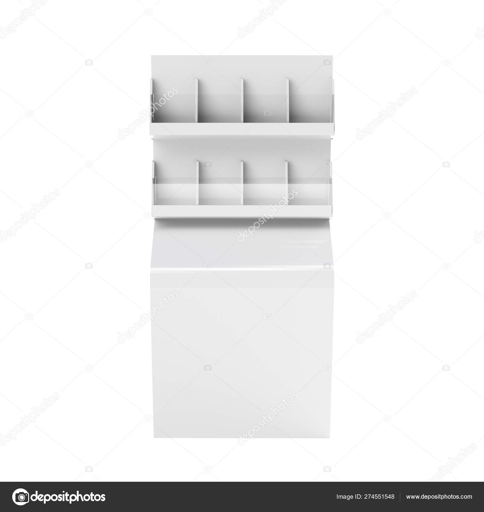 Product Shelf Display Mock-up. 3D rendering — Stock Photo © Vadarshop ...