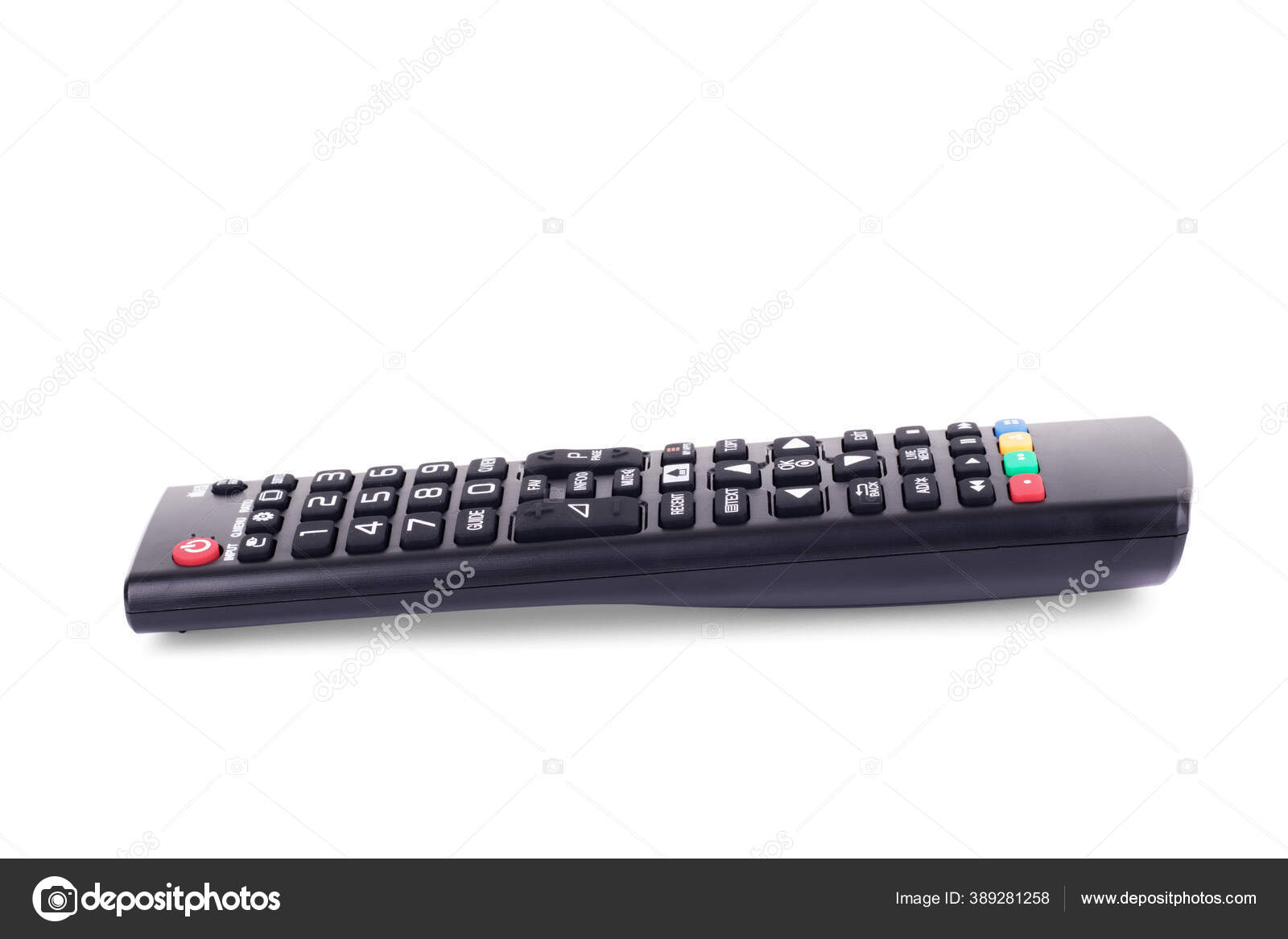 Remote Control Isolated White Background — Stock Photo © Vadarshop ...