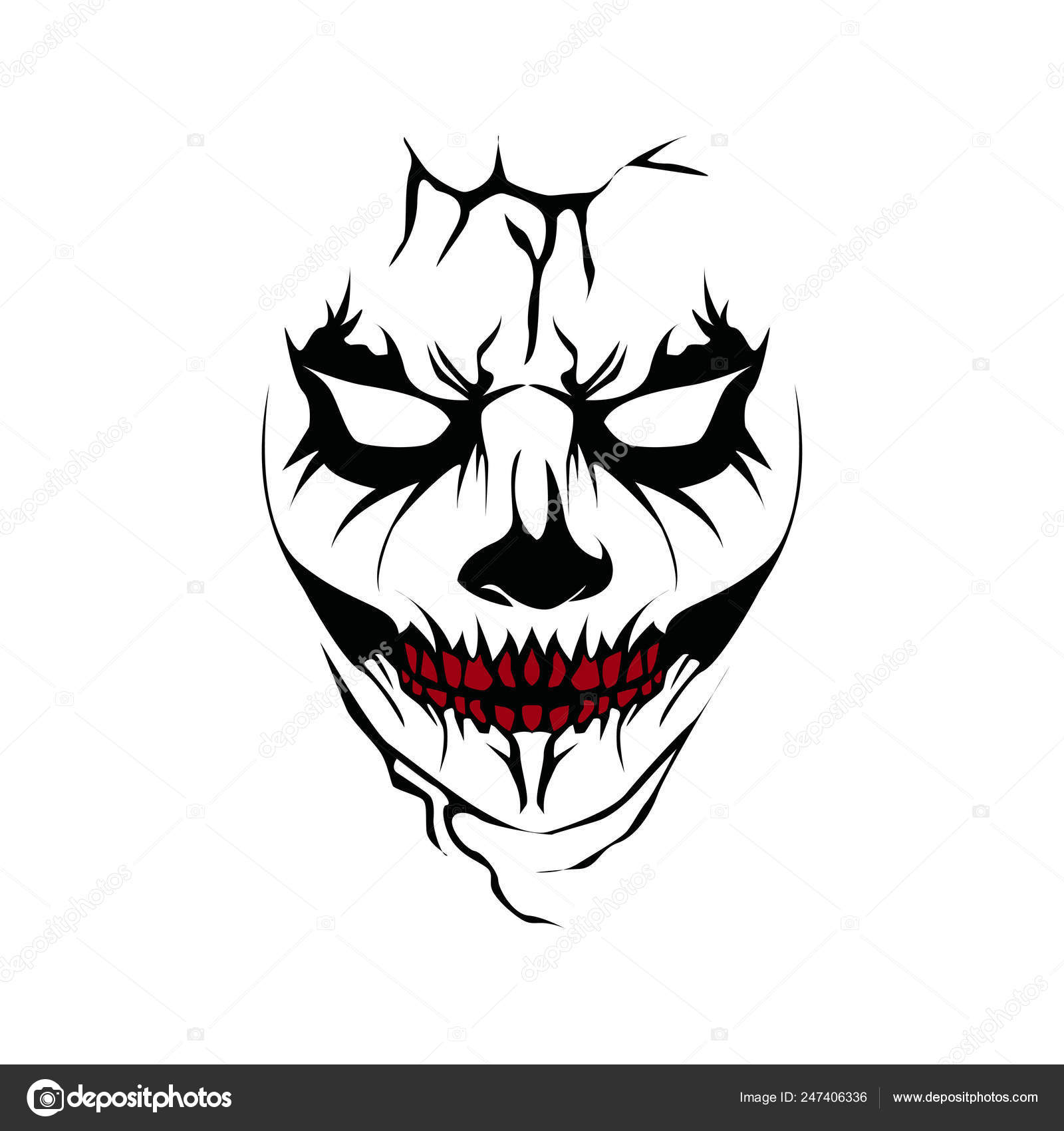 Simple Skull Vector Badge Logo Template Template Stock Vector Image by ...