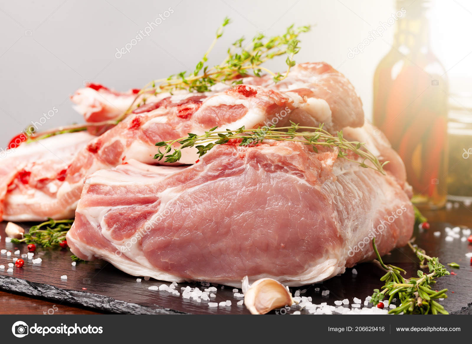 Carcass Pig Divided Parts Edge Fillet Scapula Neck Notch Ham Stock ...