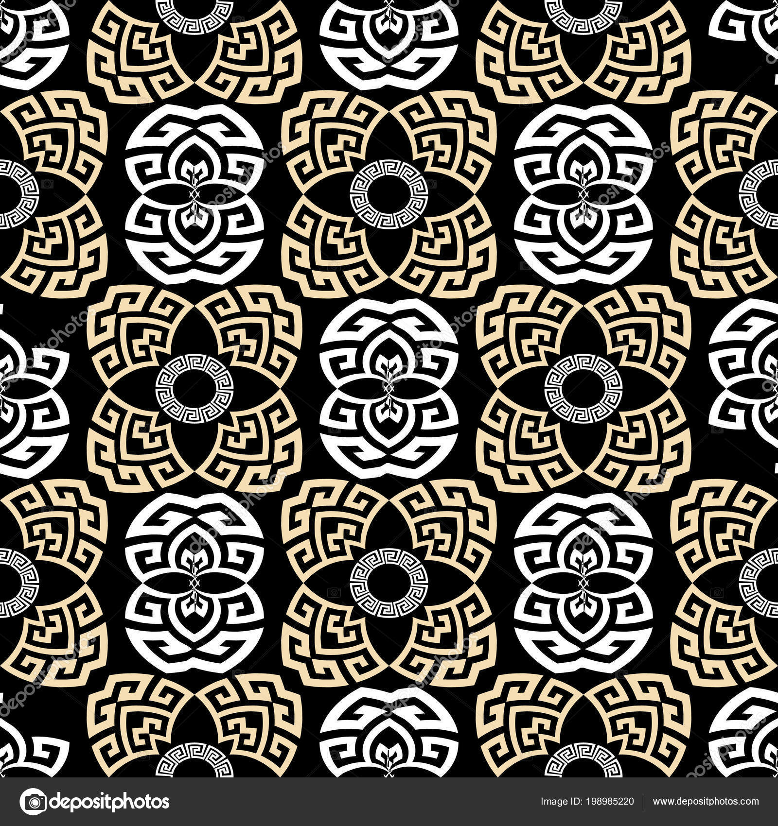 Greek seamless pattern. — Stock Vector © Nailaz #198985220